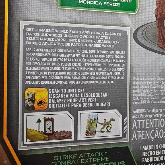 Mattel | Toys | Jurassic World Dino Trackers Strike Attack Genyodectes ...